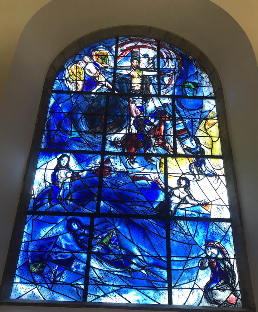 Chagall windows at Tudeley - Walks on Hampstead Heath
